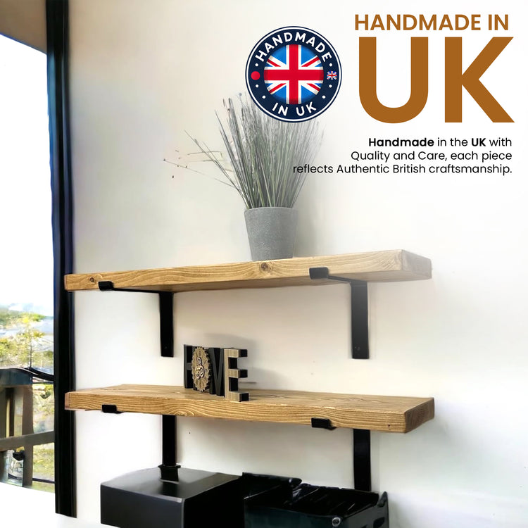 Rustic Shelves | Wall-Mounted Wooden Board – RusticLand