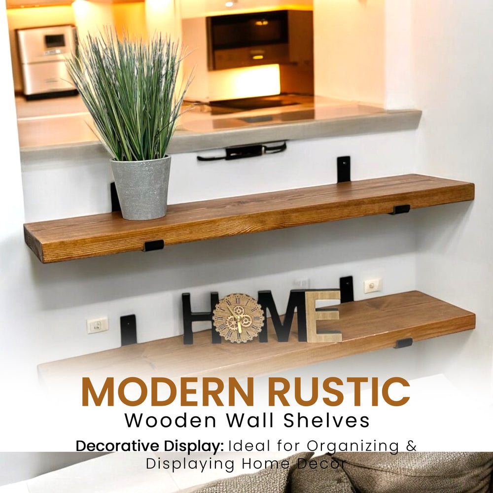 Rustic Shelves | Dining Bar Restaurant Chunky Industrial Tables ...
