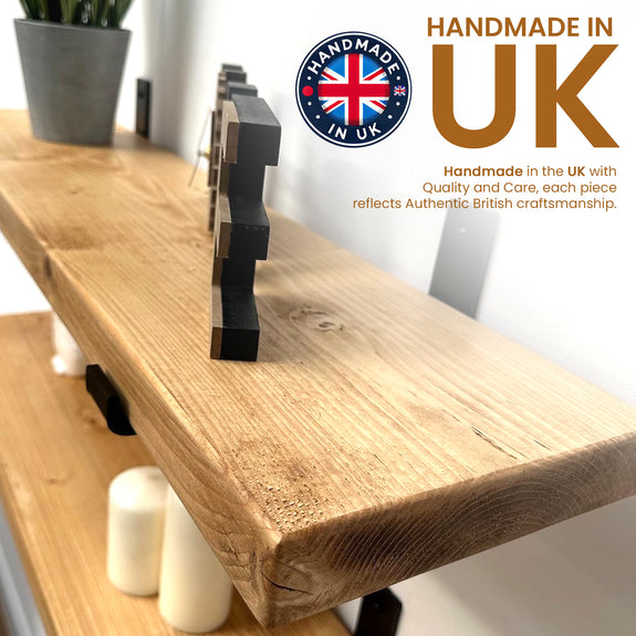 Rustic Shelves | Wall-Mounted Wooden Board – RusticLand